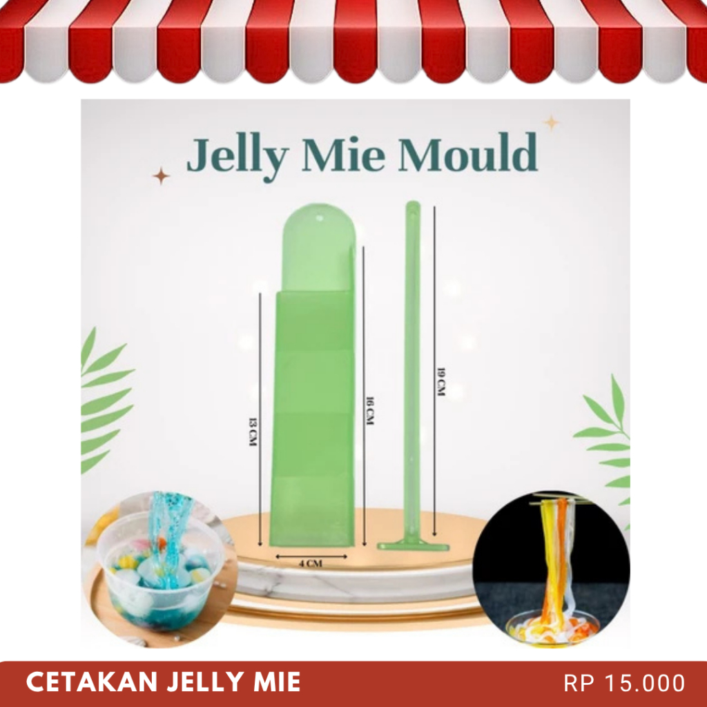 Jual FREE GIFT TEBAL Cetakan Jelly Mie Cetakan Agar Agar Jelly Cetakan Mie Plastik Jelly Noodle ...