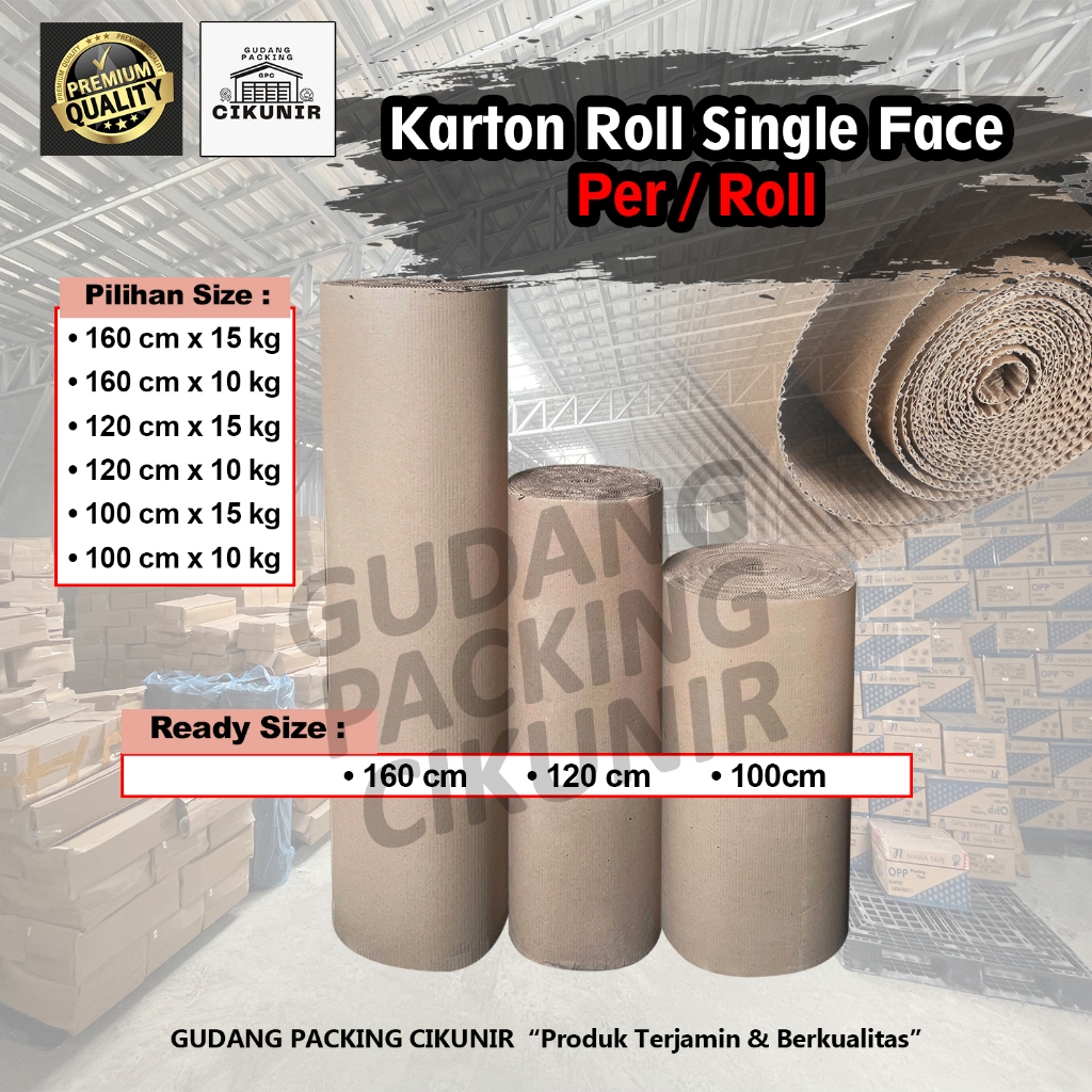 Jual Kardus Roll / Karton roll / Dus Gulungan / Single Face ...