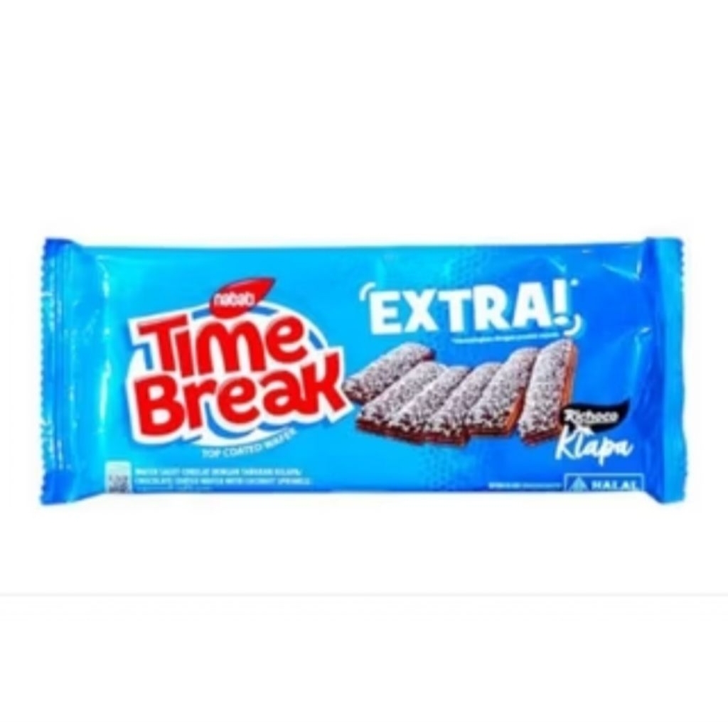 Jual ( 3 pcs ) Nabati Time Break Extra Richoco Klapa 32g | Shopee Indonesia