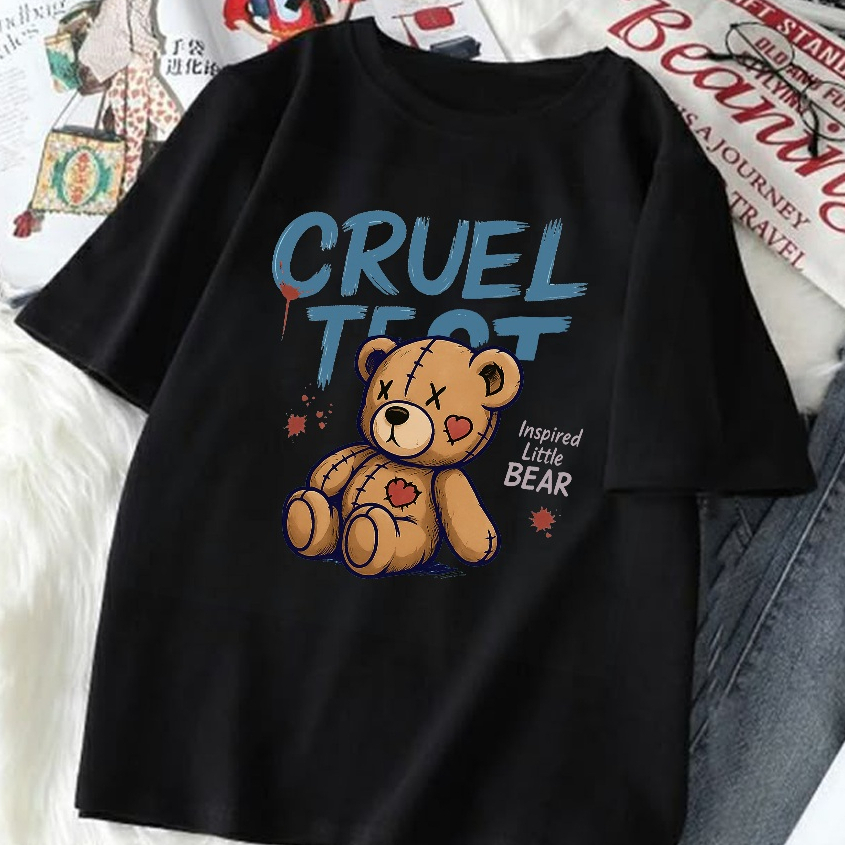Jual xx zalvor/KAOS BONEKA TEDDY BEAR CRUEL TEST / KAOS STREETWEAR ...