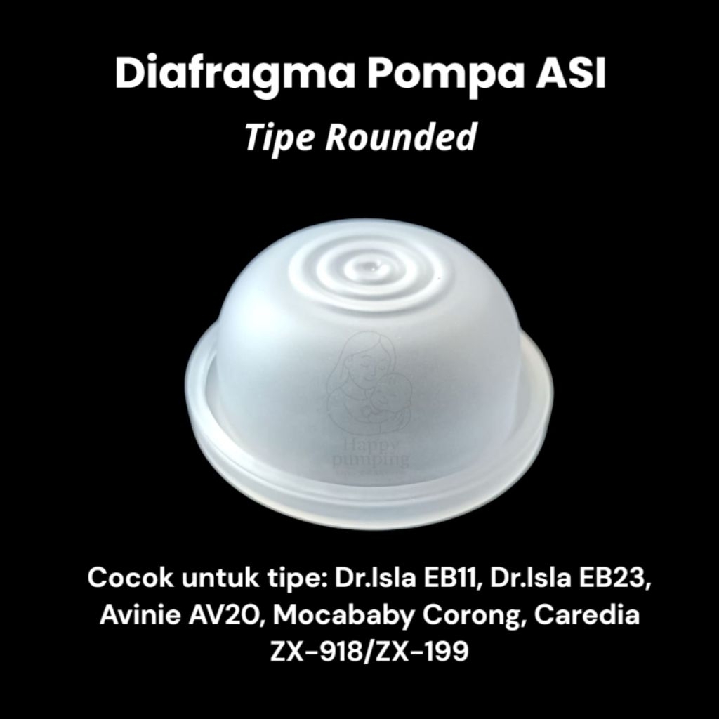 Jual Diafragma Rounded Backflow Sparepart Pompa Asi Elektrik / suku cadang pompa asi / membran ...