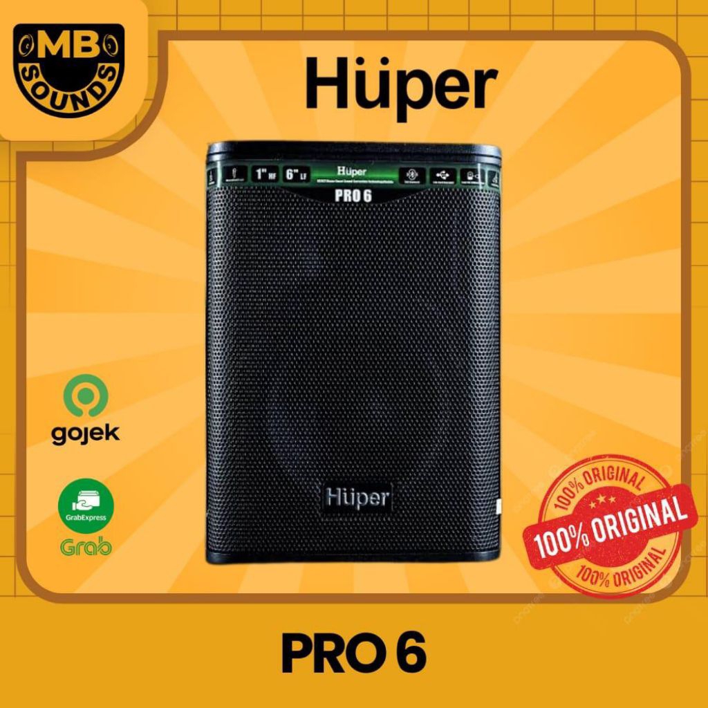 Jual HUPER PRO6 Speaker Portable Huper 6.5" Huper Pro-6 ORIGINAL ...