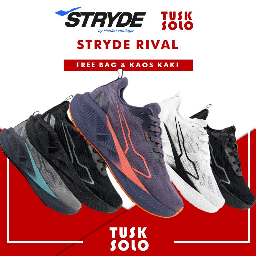 Jual Sepatu Heiden Heritage Stryde Rival Sneakers Olahraga Lari Sport ...