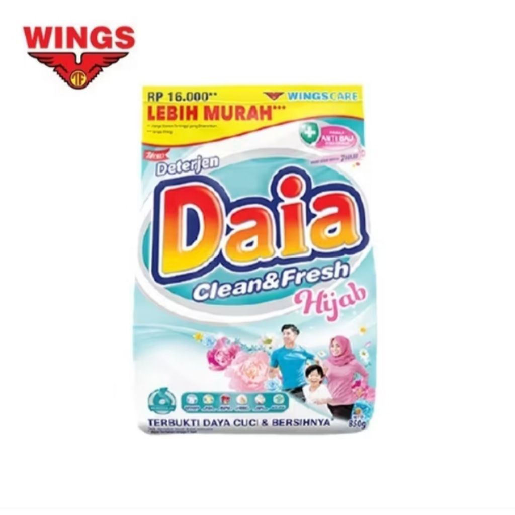 Jual Daia Deterjen Bubuk Clean & Fresh Hijab 800gr | Shopee Indonesia