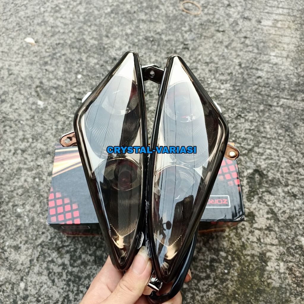 Jual Lampu Sein Depan Mio Sporty Model Mio Mx 2mata Thailand Mika Smoke ...