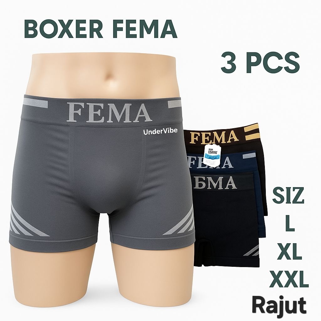 Jual Fema Rajut Celana Dalam Pria Boxer Pria Isi 3 Pcs Cd Boxer Rajut ...