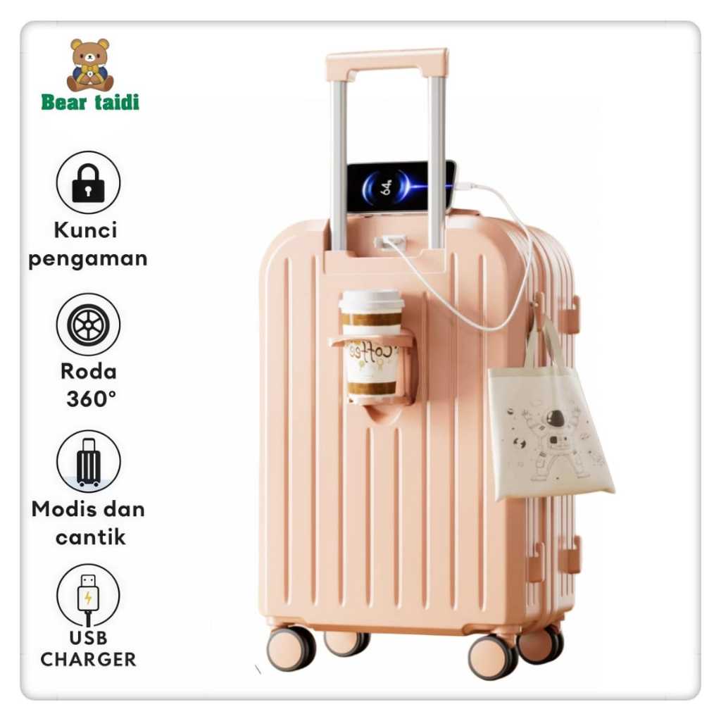 Jual Bear Taidi Kapasitas Besar Koper 24 Inch 20 / 22 Inch Travel Kabin ...