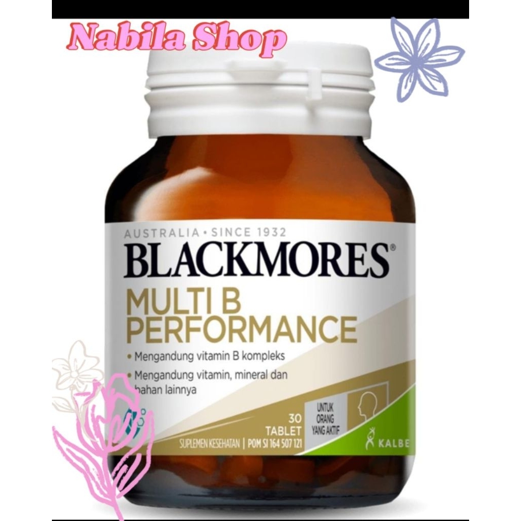 Jual [Promo] Blackmores Multi B Performance 30 Tablet // Untuk Kebas & Kesemutan // Mengurangi ...