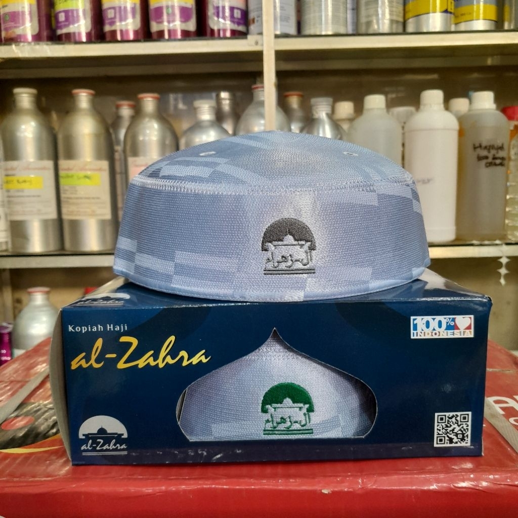 Jual Kopiah Malaysia Al Zahra Peci Pria Malaysia Original Kopiah Putih ...