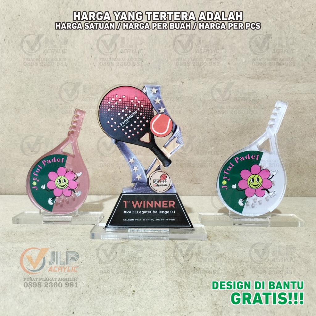 Jual PIALA PADDLE, TROPI PADDLE, TROPY PADDLE, TROPHY PADDLE, PIALA ...