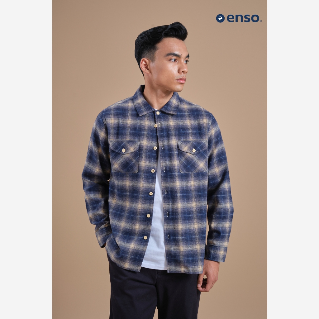 Jual Enso Akerman Kemeja Flanel Pria | Shopee Indonesia