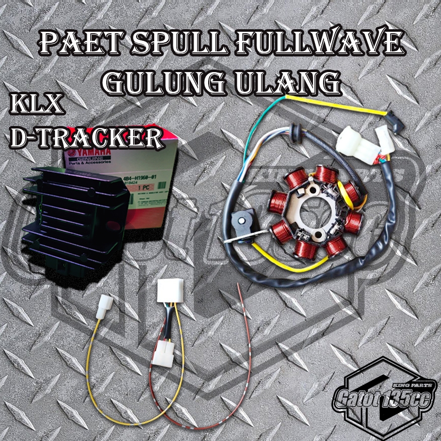 Jual Paket Spul fullwave Kawasaki KLX, D-Tracker set Kiprok Nmax dan kabel kit fullwave PNP ...