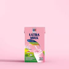 Jual ULTRA MILK STRAWBERRY 125ML | Shopee Indonesia