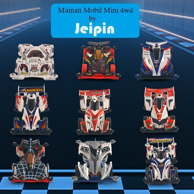 Jual Mobil Mainan Rep Tamiya Mini 4wd Merk Jiepin Lets & Go Series Super 1 - TZX Chassis dan ...