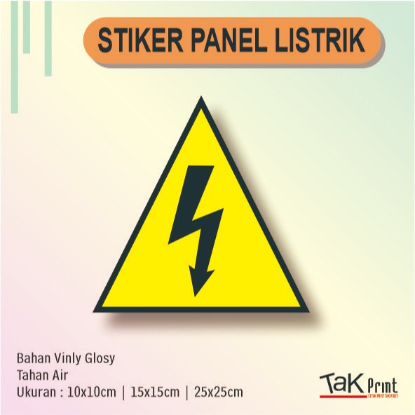 Jual Stiker Panel Listrik Tegangan Tinggi Bahan Vinyl | Shopee Indonesia
