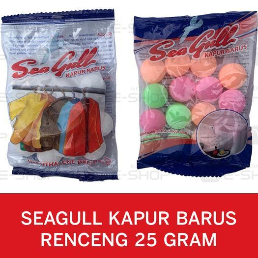 Jual SEAGULL KAMPER RENCENG 12 PCS 25gr PUTIH WARNA WARNI PENGHILANG ...