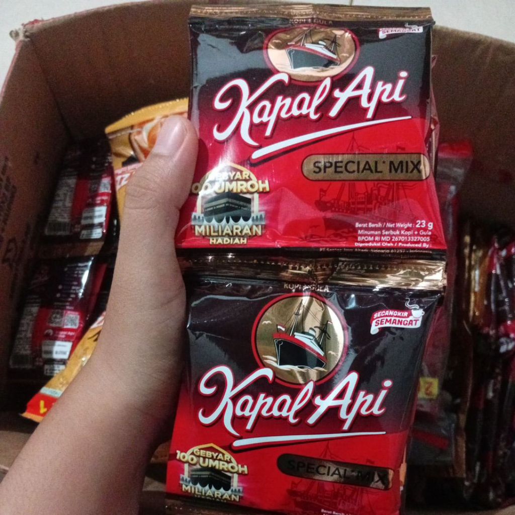 Jual Kapal Api Special Mix 23 gram ( 1 renceng 10 sachet ) | Shopee ...