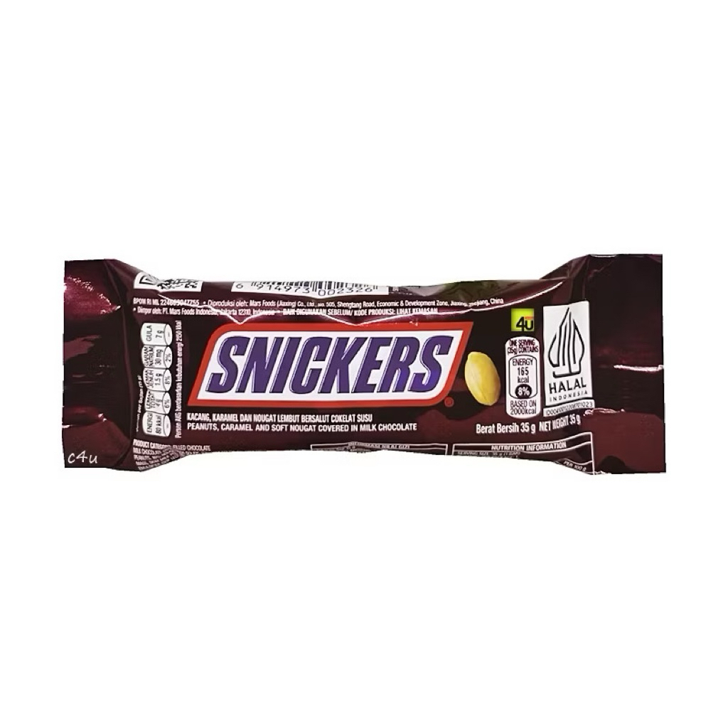 Jual snickers chocolate bar 35gr | Shopee Indonesia