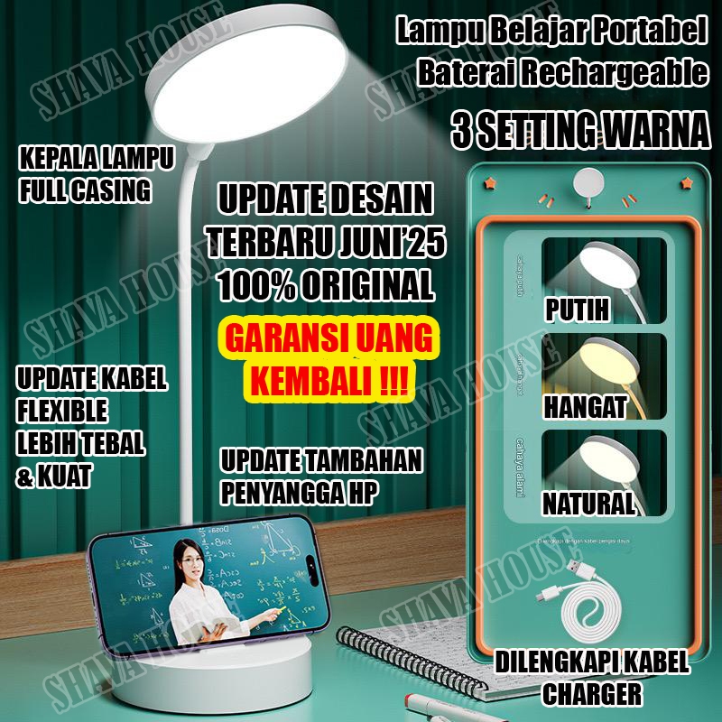 Jual Lampu Meja LED Lampu Belajar LED Flexible Lampu Belajar tricolour ...