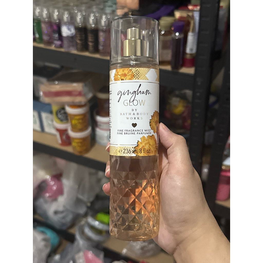 Jual Bath & body works bbw Gingham Glow body mist 236ml original 100% ...