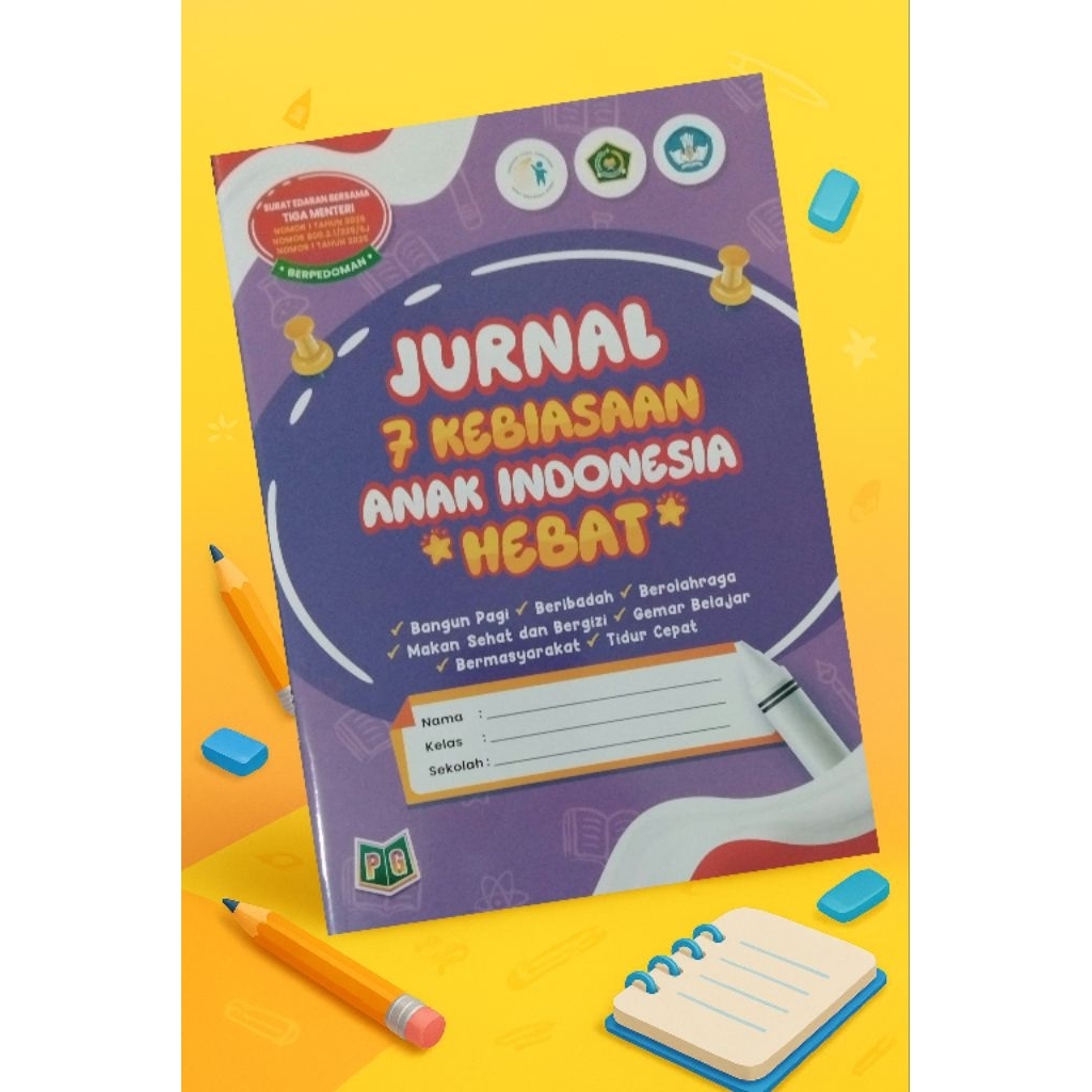 Jual Buku Siswa - Jurnal 7 Kebiasaan Anak Indonesia Hebat | Shopee Indonesia