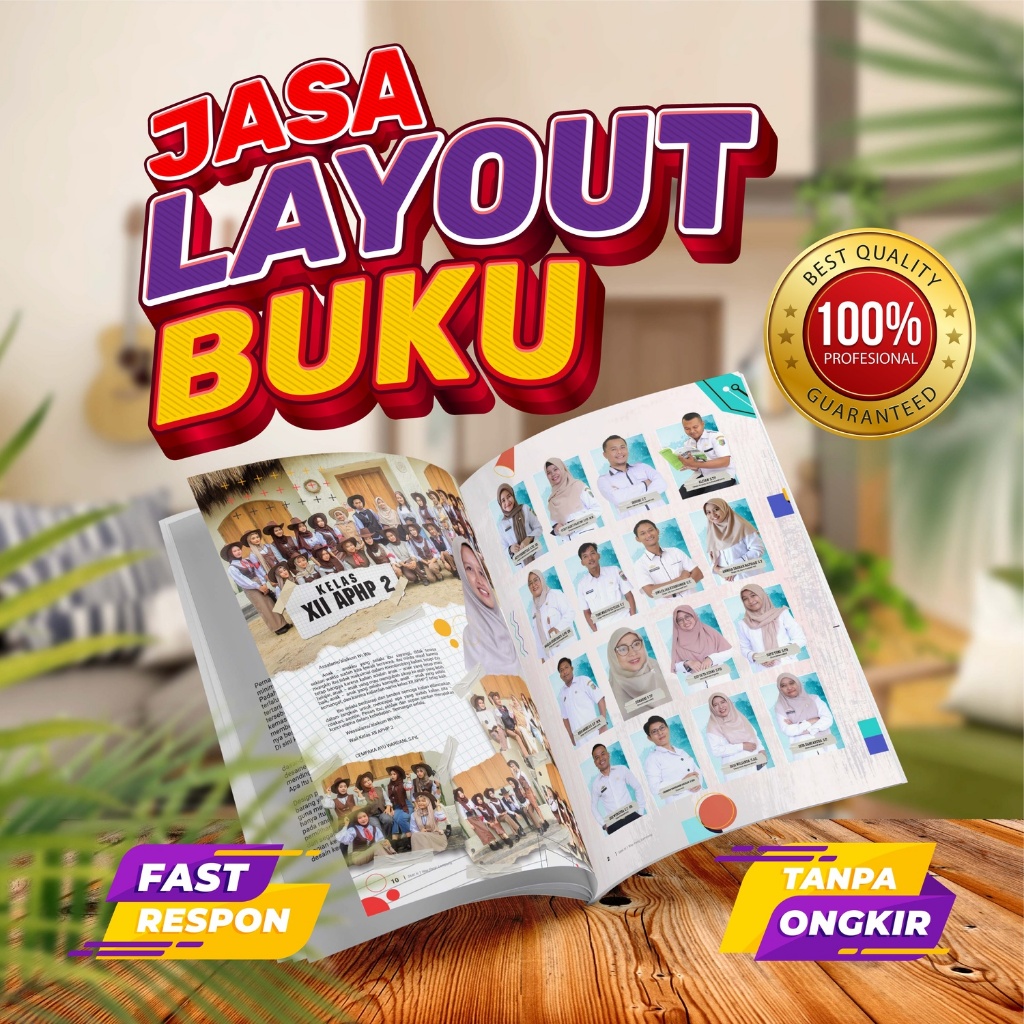 Jual Jasa Desain Buku Tahunan Sekolah atau Yearbook Custom Profesional ...