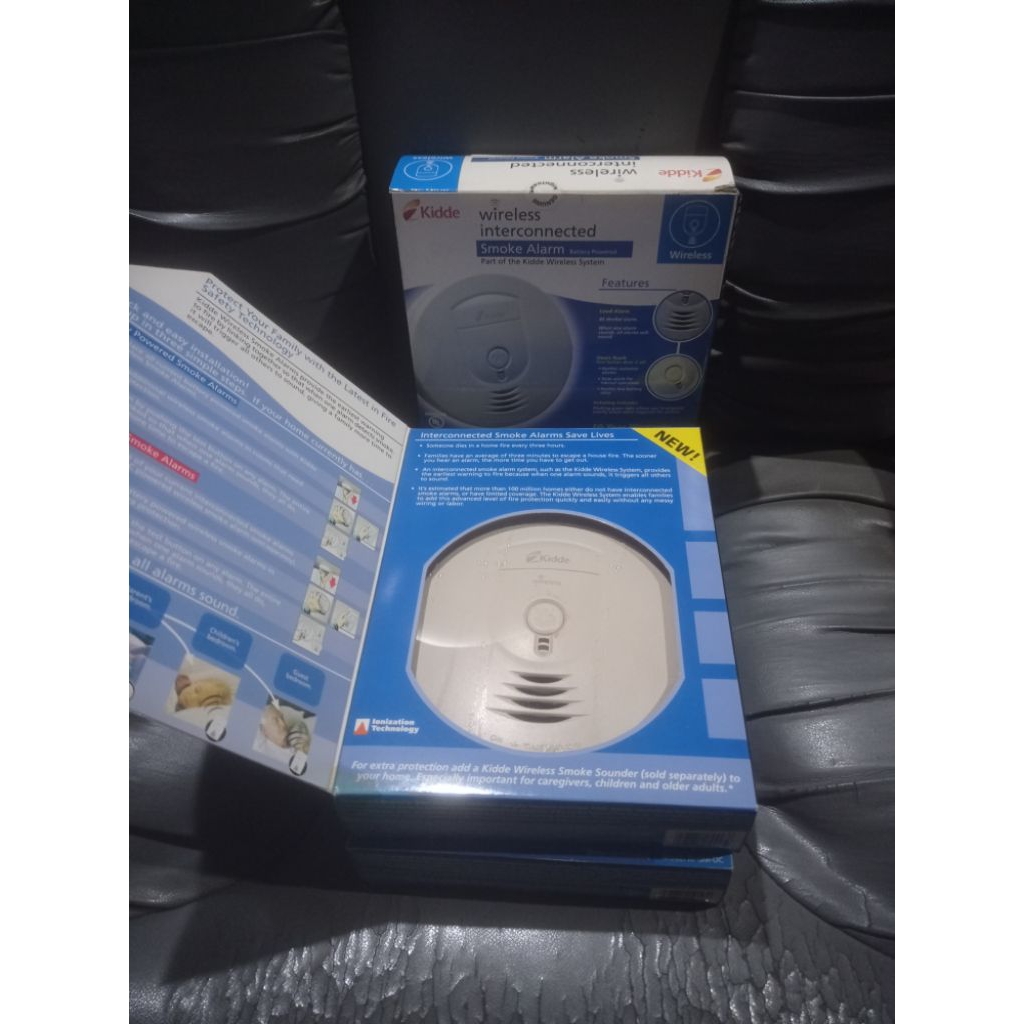 Jual Kidde Wireless Interconnect Smoke Alarm Detector RF-SM-DC | Shopee ...