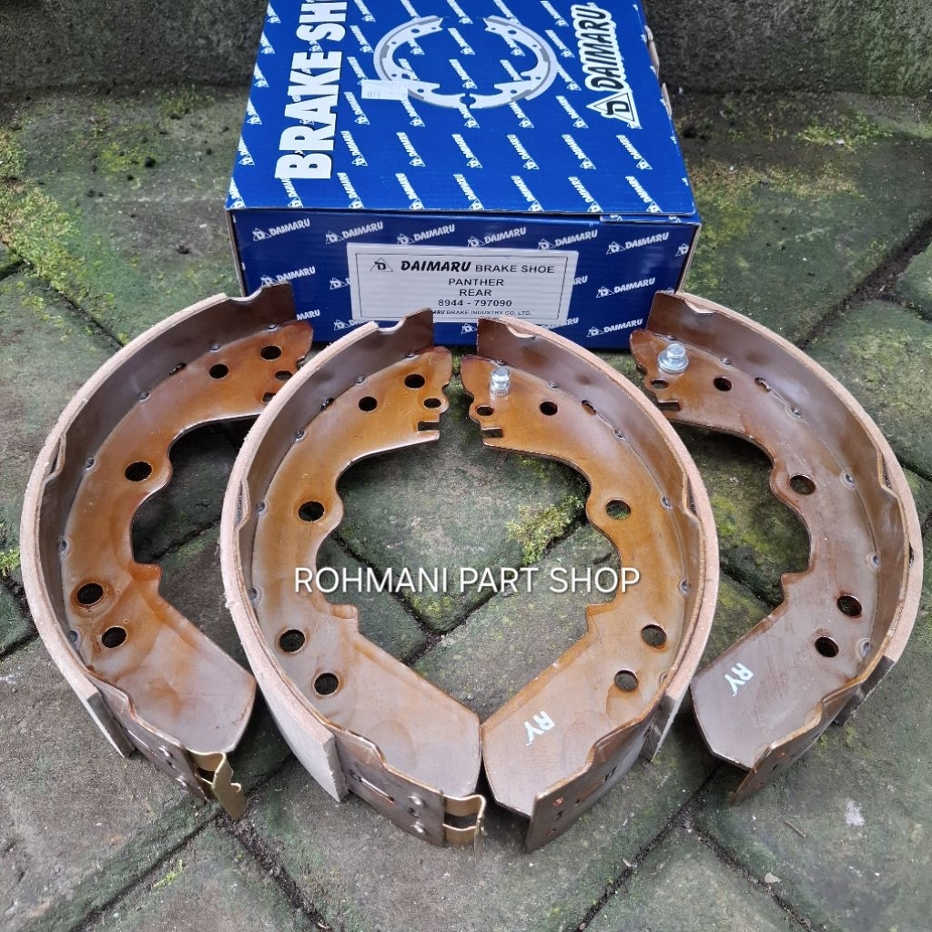 Jual KAMPAS REM BELAKANG/BRAKE SHOE ISUZU PANTHER 2.3/2.5/KAPSUL/TOURING ORIGINAL DAIMARU ...
