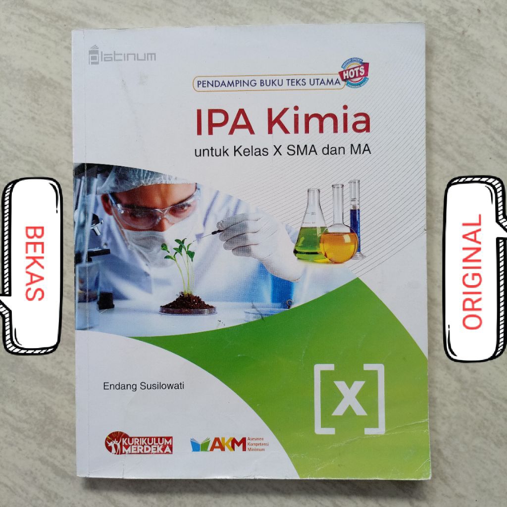 Jual Buku IPA KIMIA Kelas 10 X 1 I SMA MA Penerbit Platinum Tiga Serangkai Kurikulum Merdeka ...