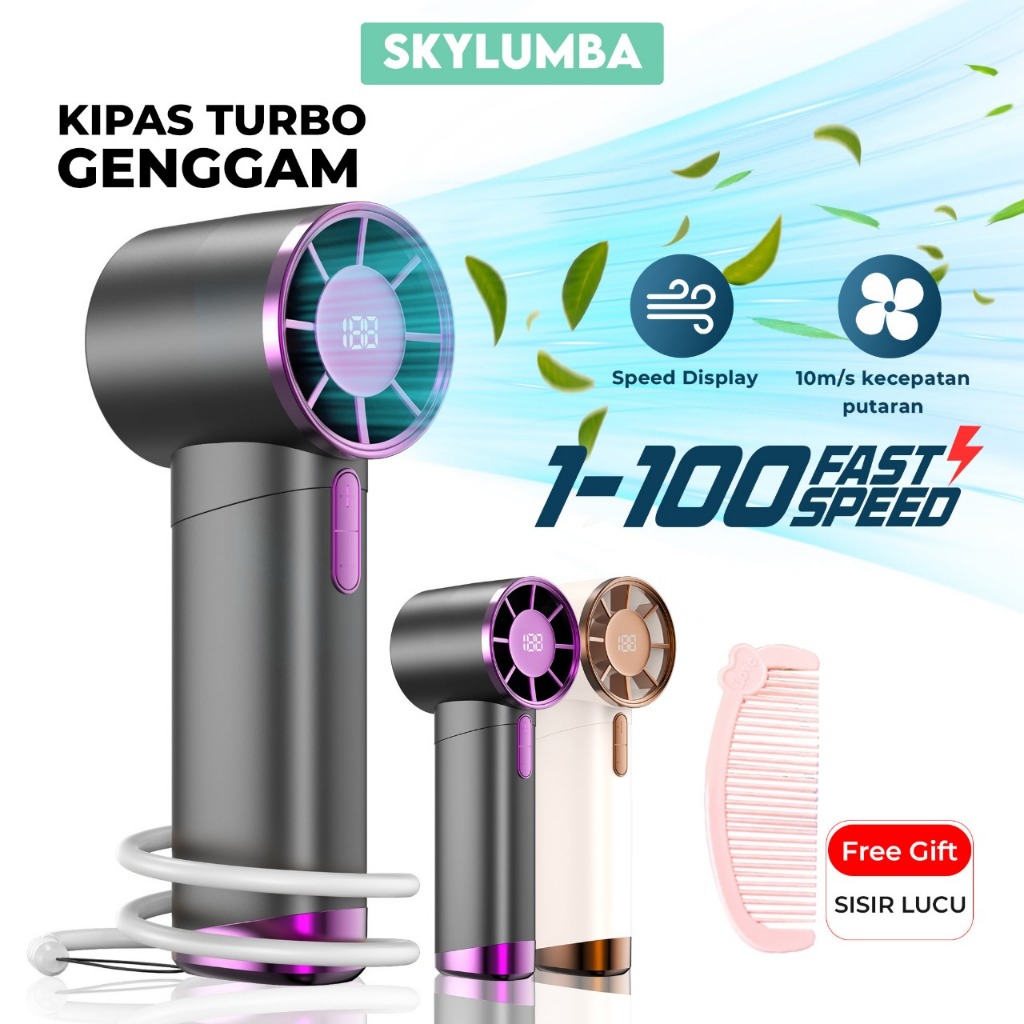 Jual Skylumba Kipas Turbo Super Kencang High Speed Turbo Fan 100 Level ...