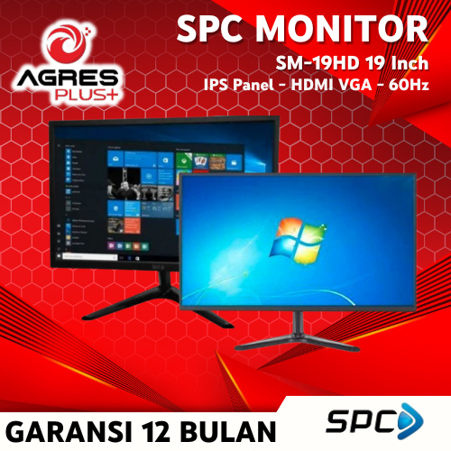 Jual Monitor Led SPC SM 19 HD VGA HDMI / Monitor SPC 19 Inch - Garansi Resmi | Shopee Indonesia