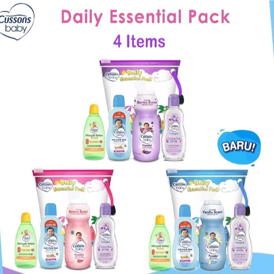 Jual Cussons Baby Daily Set Pack 4in1 | Mini Gift Bag | Gift Set Bayi ...