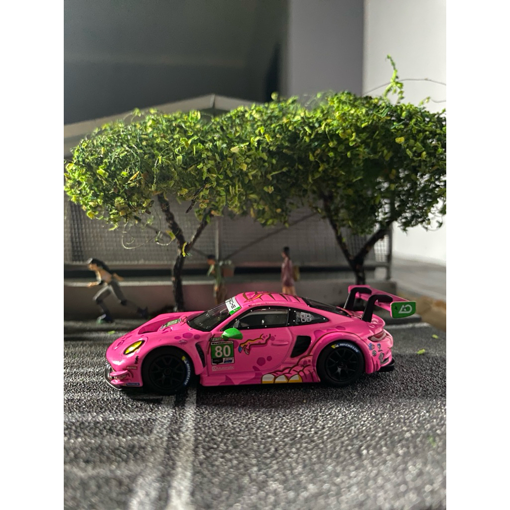 Jual Mini Gt Porsche 911 GT3 R #Rexy pink | Shopee Indonesia