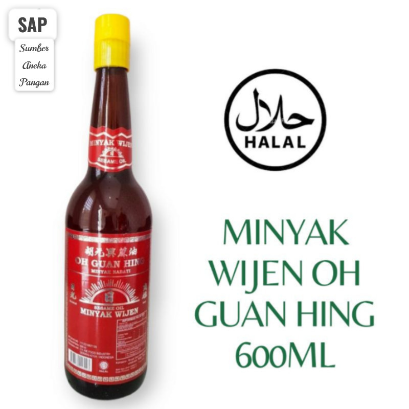 Jual Minyak Wijen Cap Matahari 600ml oh guan hing yo guan heng sesame ...