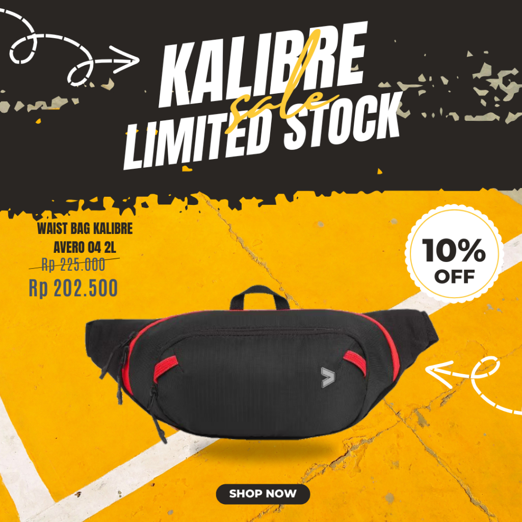 Jual Exclusive Launch Waist Bag Kalibre Avero 04 2L 922219000 | Shopee ...
