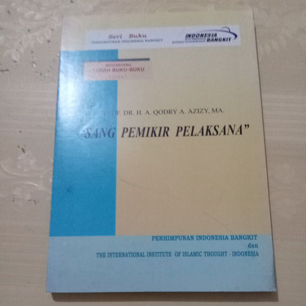 Jual Buku ORI Proceeding Bedah Buku Buku Sang Pemikir Pelaksana ...