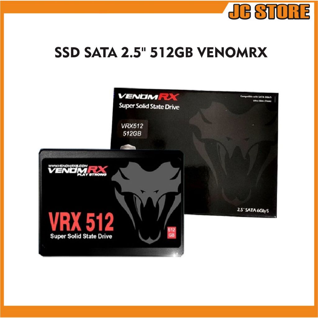 Jual SSD VENOMRX 512GB SATA 3 SOLID STATE DRIVE 2.5" / SSD 512GB ...