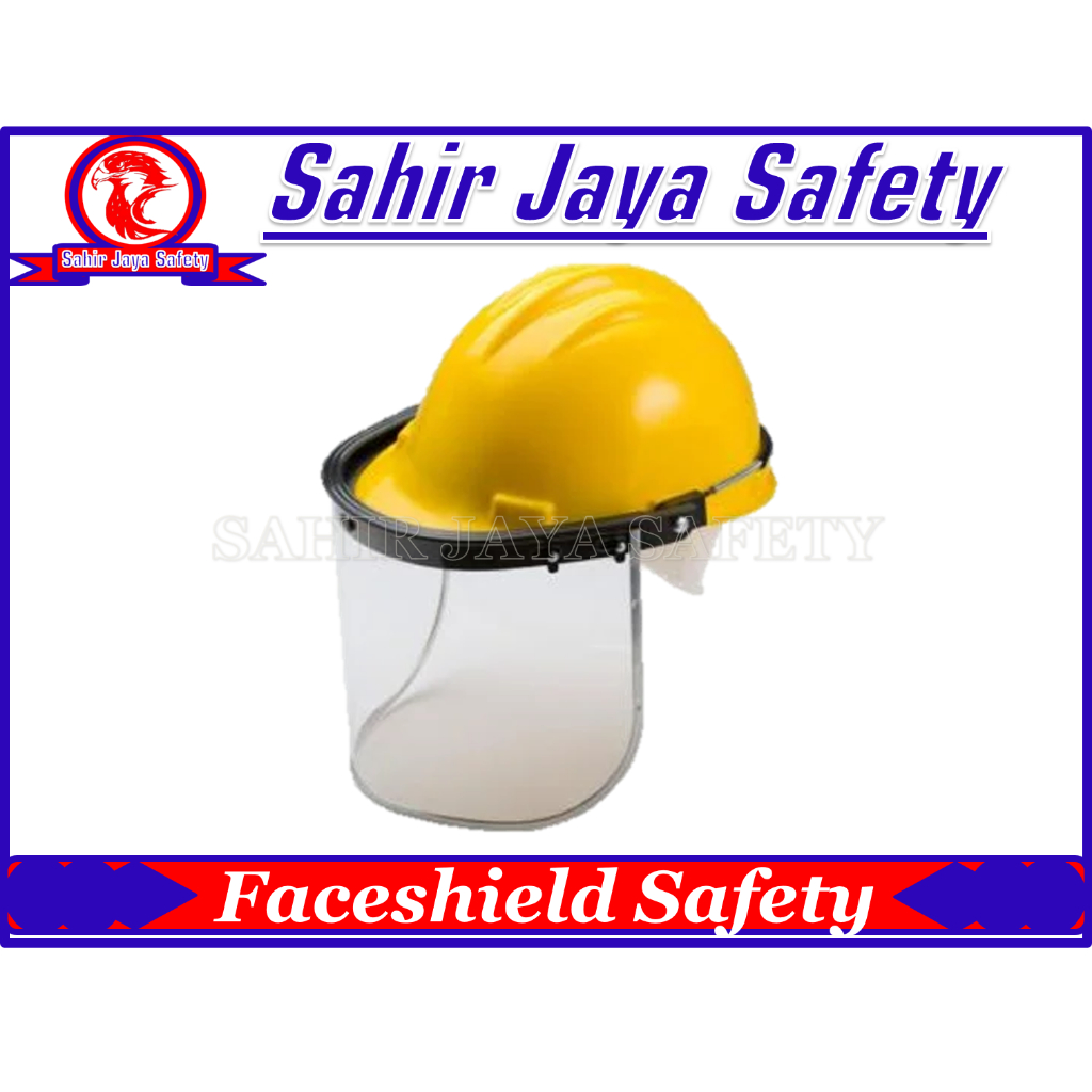 Jual Face Shield Untuk Helm Proyek Faceshield Gerinda Welding Las Harga ...