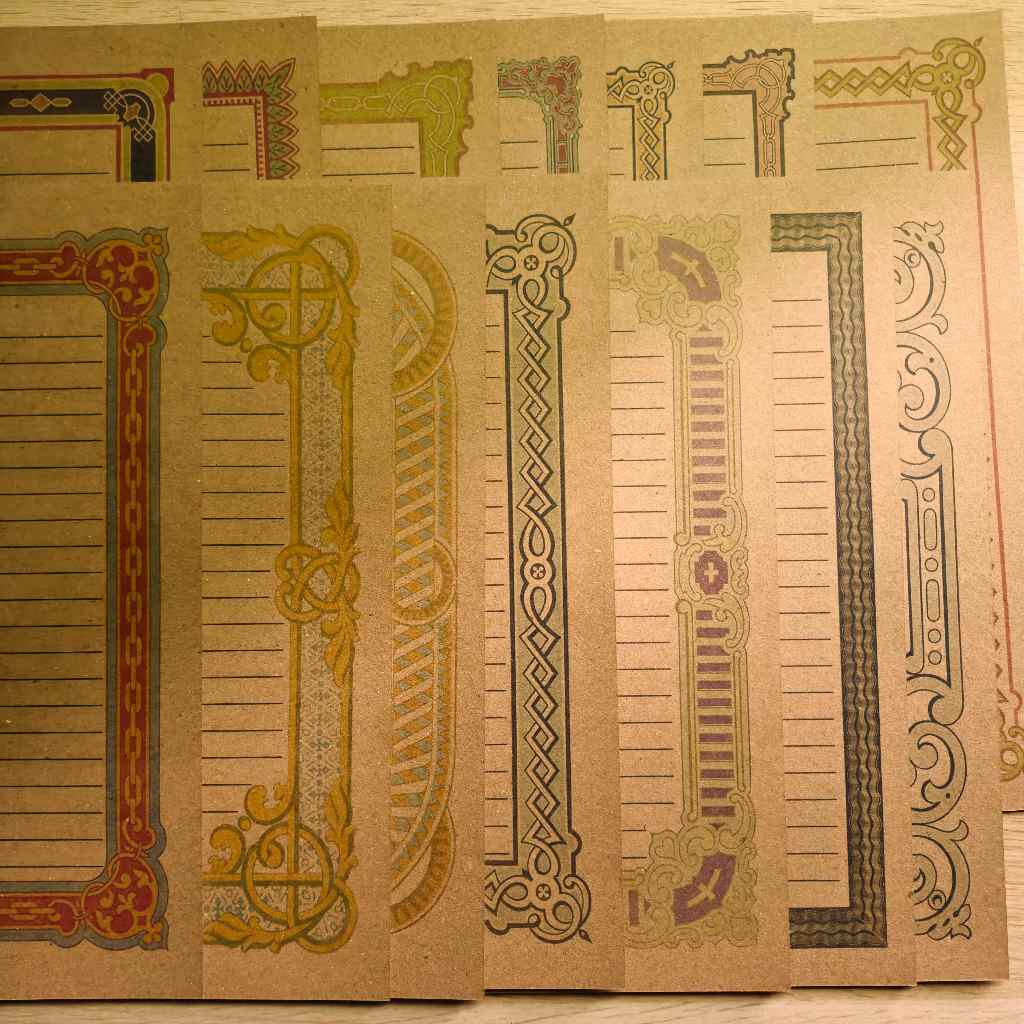 Jual KERTAS SURAT VINTAGE 2 - KERTAS SAMSON - BORDER SURAT KRAFT - 150 ...