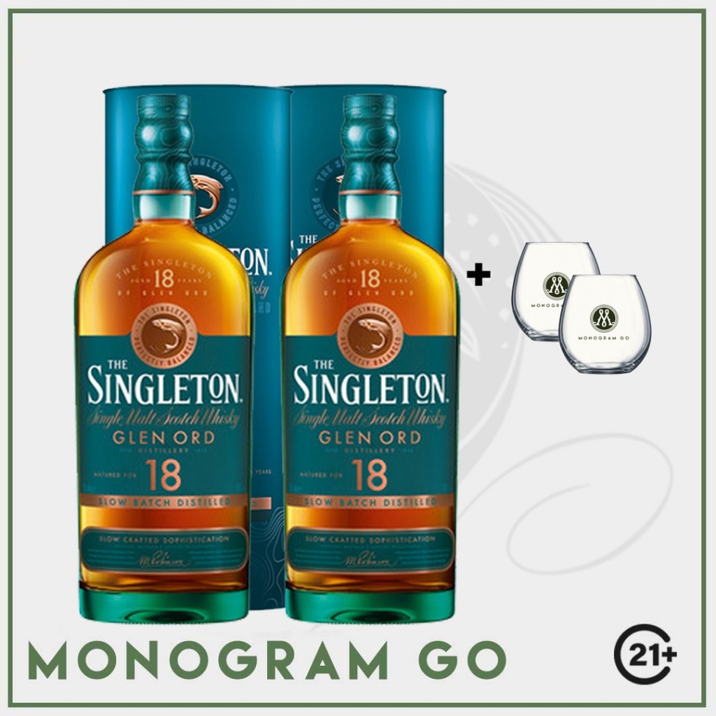 Jual SINGLETON 18 Years Old Glen Ord 700ml (2 Bottles FREE 2 Tuscany ...