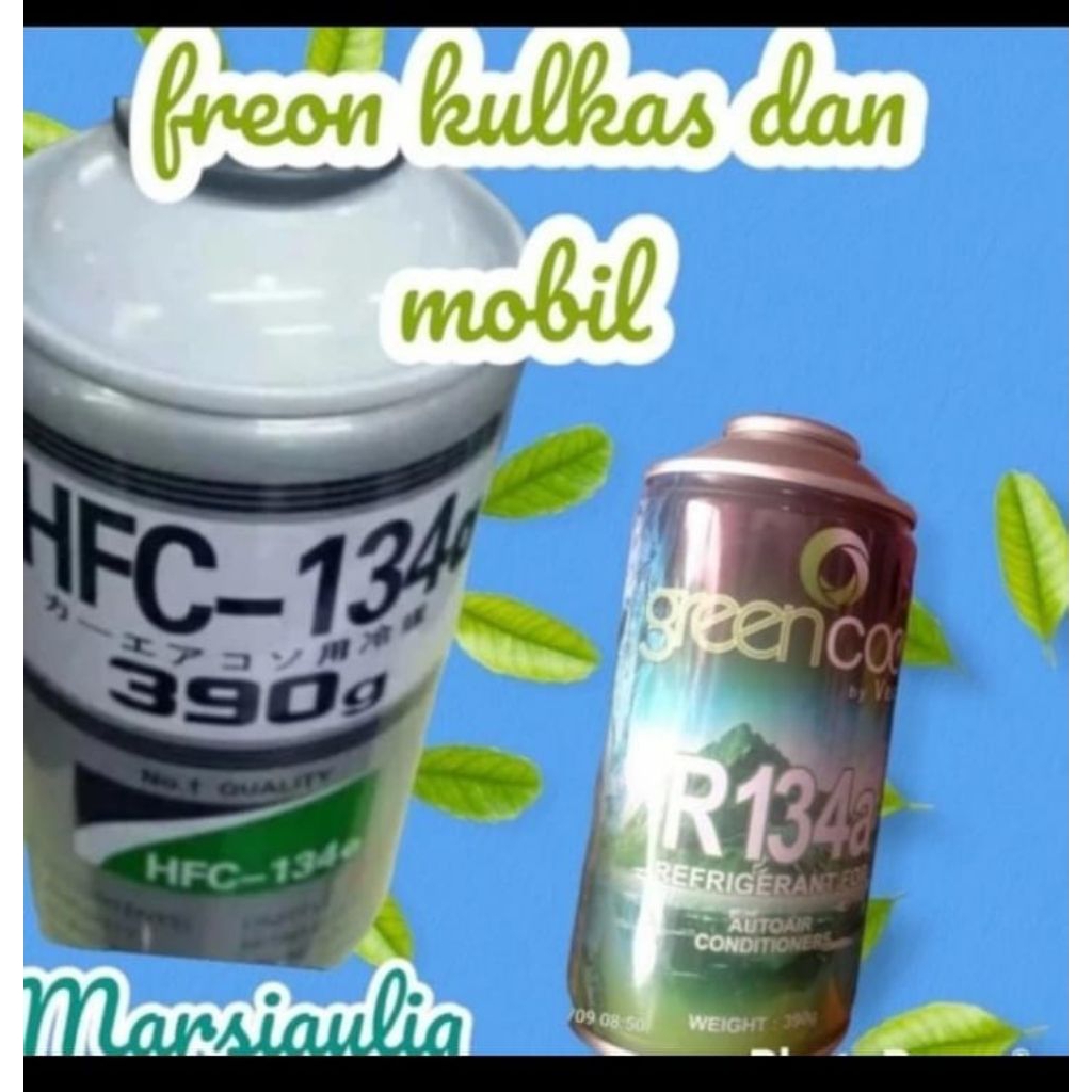 Jual Freon Mobil Freon R134a r134 HFC klea atau greencool Kaleng HFC-134a 390 Gram r134 | Shopee ...