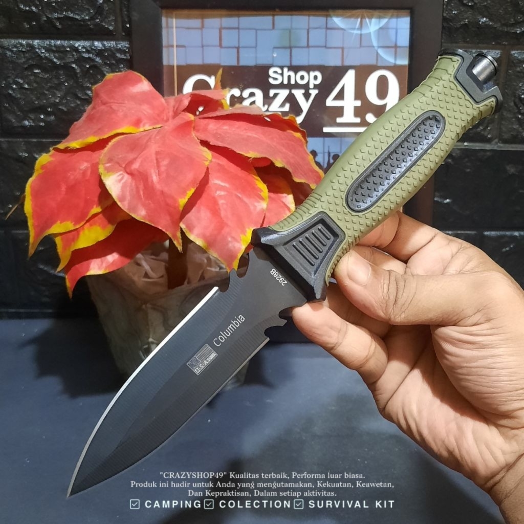 Jual Pisau Survival Tactical Knife 2928B EDC Outdoor Alat Camping ...