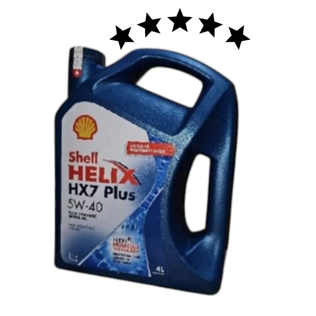 Jual Oli Mobil Shell Helix HX7 Plus SAE 5W-40 4Liter/Oli Mesin Mobil ...