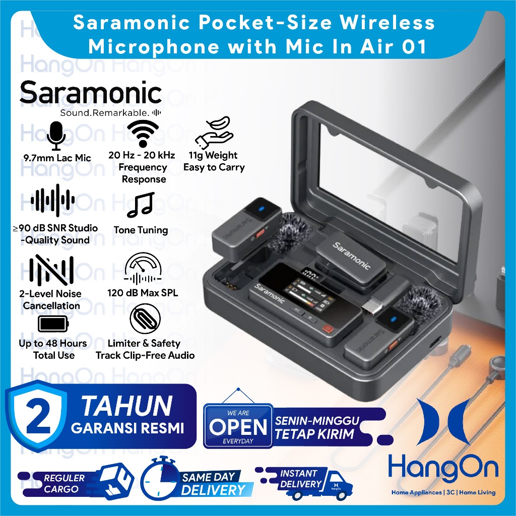 Jual Saramonic Air Pocket-Size Wireless Microphone with Mic In With ...