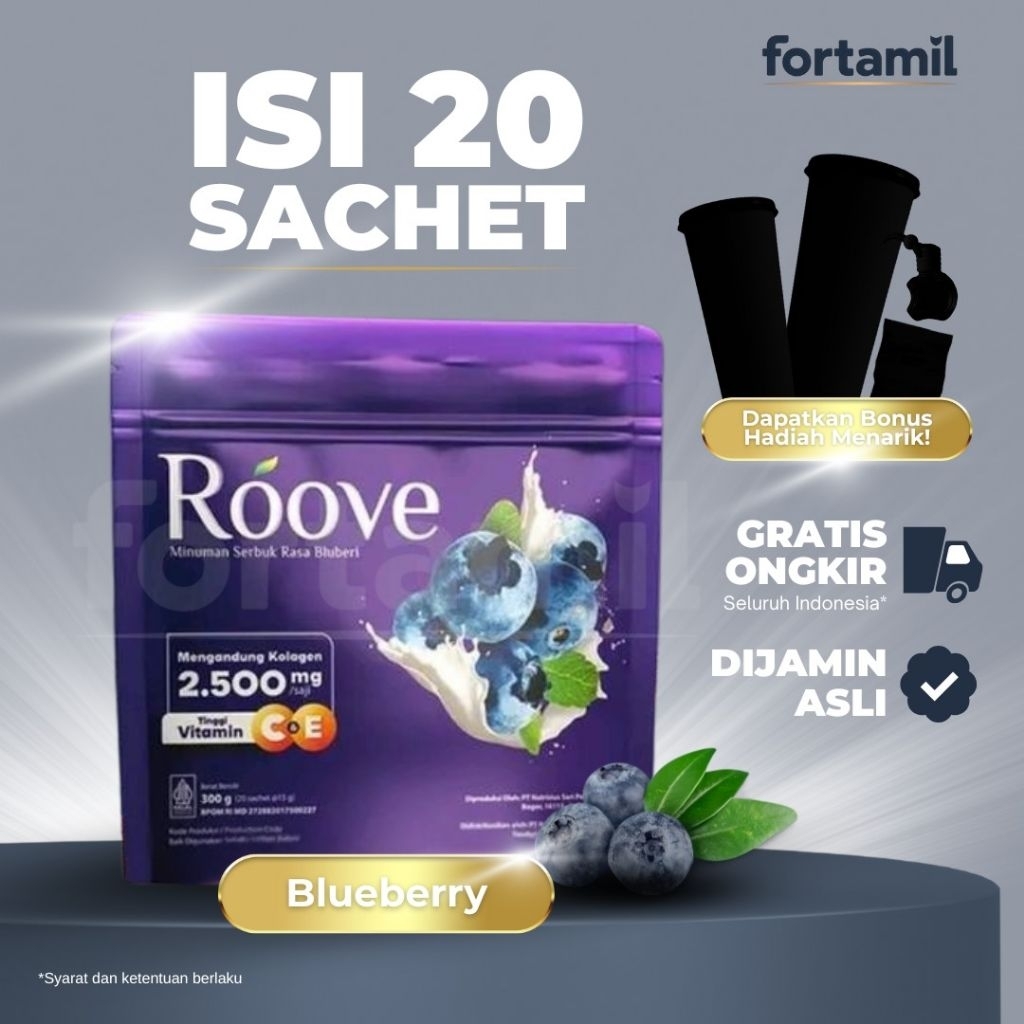 Jual ROOVE Collagen 1 Box isi 10 20 dan 50 Sachet Rovee Rove Official | Shopee Indonesia
