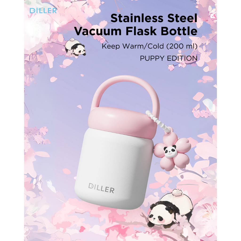 Jual Diller - Mini Tumbler Sakura 200 ml / Insulated Tumbler/ Stainless ...