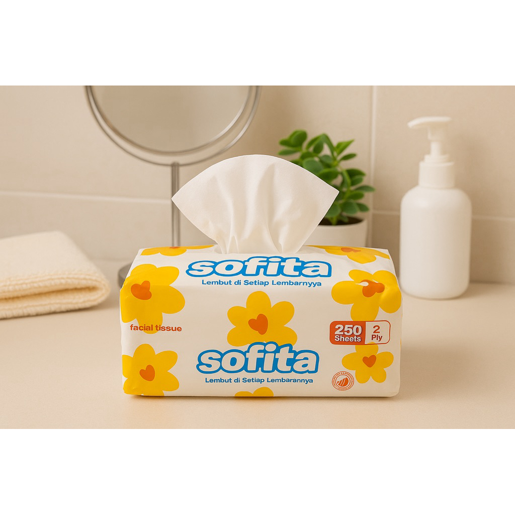 Jual Tisue sofita facial (250helai 2ply/ 2lapisan) | Shopee Indonesia