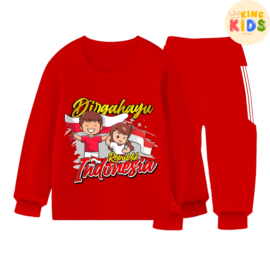 Jual Oneset Anak Agustusan Ootd Setelan Kemerdekaan Tanggung Terbaru ...