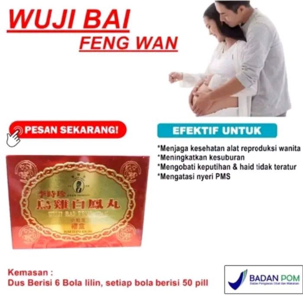 Jual Wuji Bai Feng Wan Obat Herbal Kesuburan Wanita Menormalkan dan ...