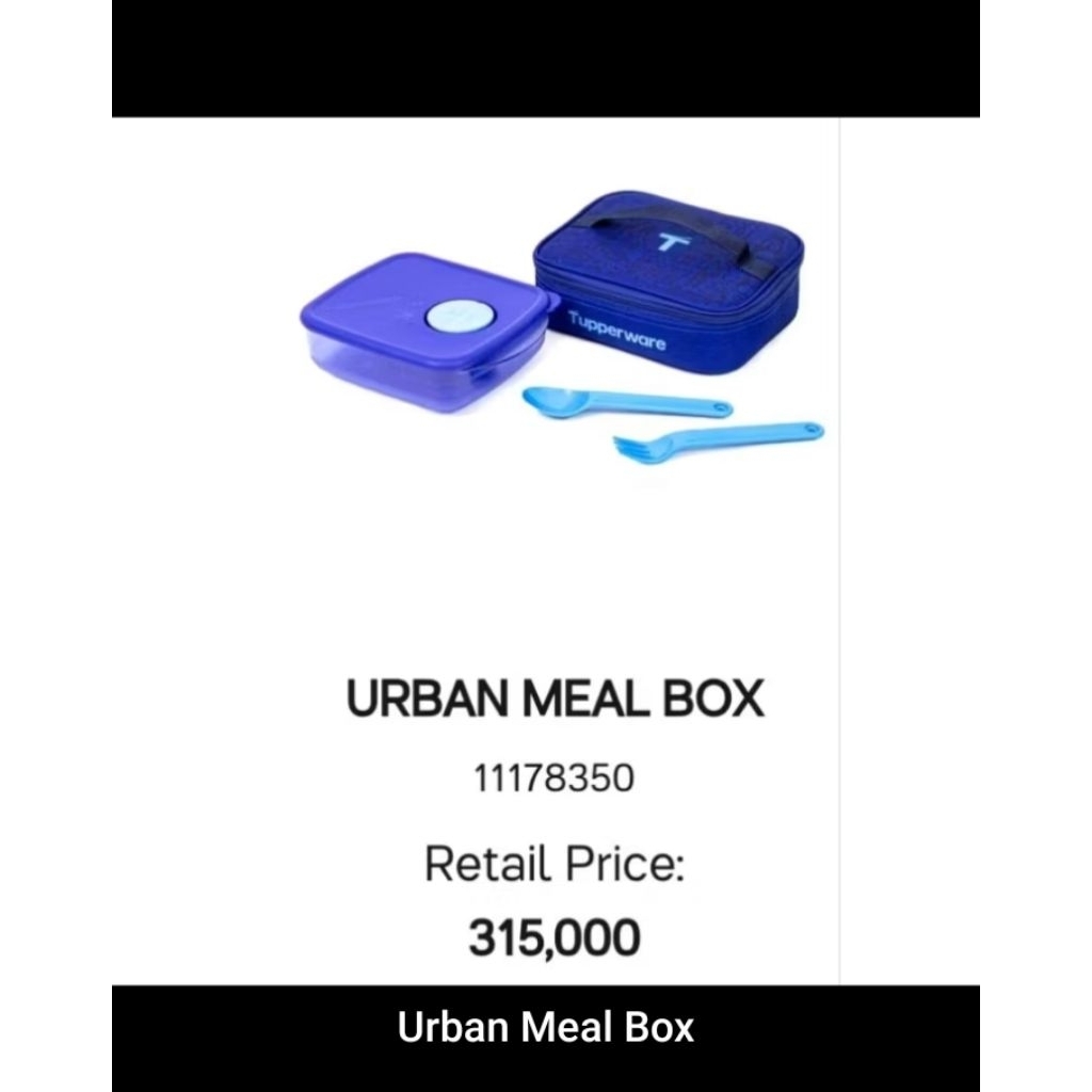 Jual urban meal box tupperware | Shopee Indonesia